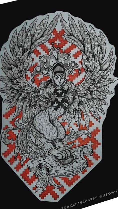 Pin by Dima Osipov on Татуировки Slavic tattoo Fairy drawings Full