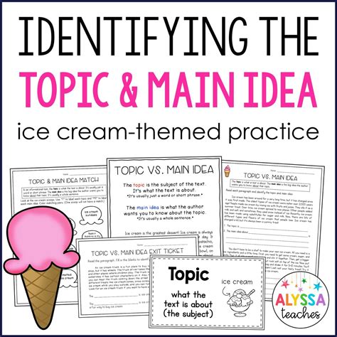Free Theme Vs Main Idea Worksheet Download Free Theme Vs Main Idea