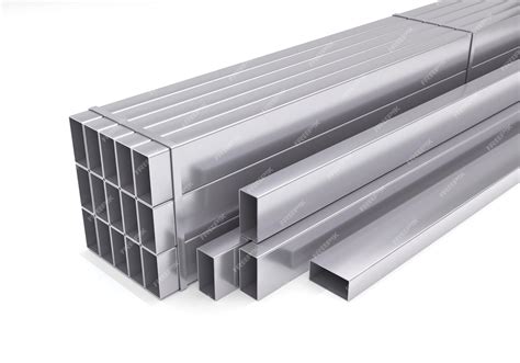 Conjunto De Tubos Rectangulares De Acero Metálico Acero Galvanizado Y