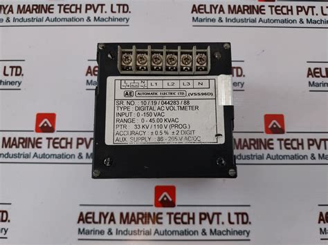 Automatic Electric Vss96d Digital Ac Voltmeter 150v Aeliya Marine