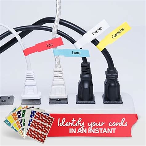 Xfasten Etiquetas De Cable Para Gestión De Cables 240 Unidades