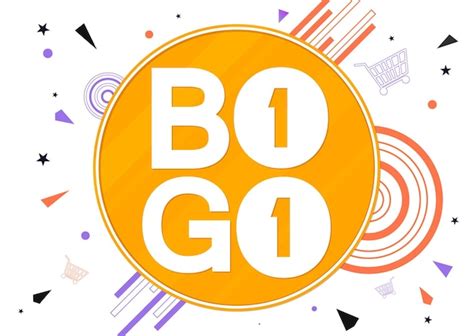 Premium Vector BOGO Sale Poster Design Template Buy Get Free
