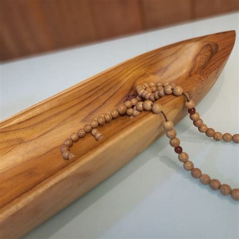 Jual Leolle Tempat Penyimpanan Aksesoris Perhiasan Perahu Kayu Jati