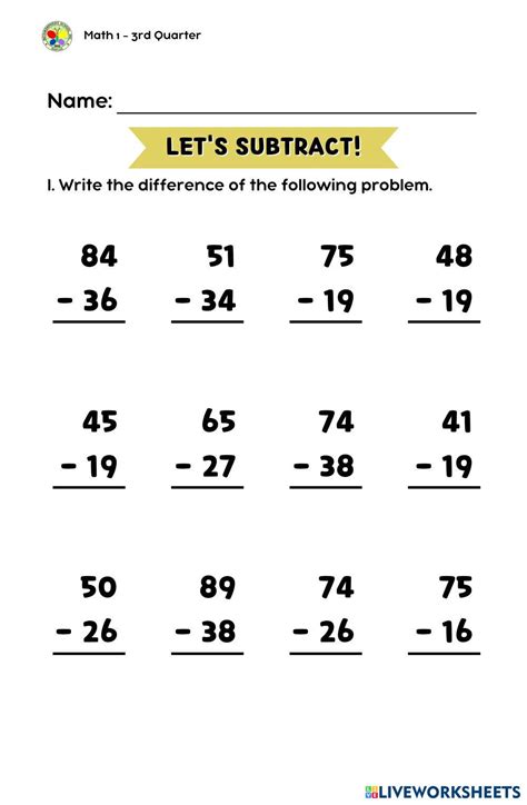 Math Activity G Free Interactive Worksheets 8027934