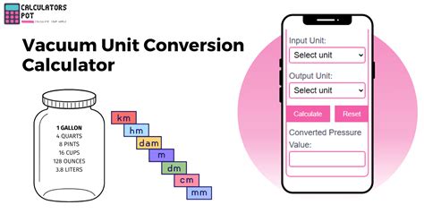 Vacuum Unit Conversion Calculator