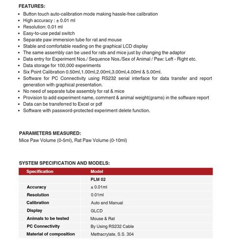 Digital Plethysmometer For Mice And Rat At Best Price In Nashik