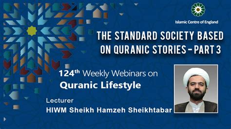 Holding The 124th Session Of Weekly Webinar On Quranic Lifestyle By