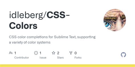 Github Idleberg Css Colors Css Color Completions For Sublime Text