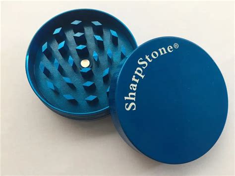 Venta Al Por Mayor Molinillo De Tabaco SharpStone De 50mm Aleación De Zicn 2 Capas Molinillo