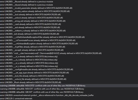 Glfw What Is Causing My Default Libraries To Conflict With Opengl