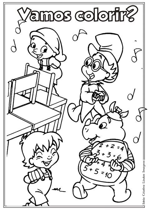 Desenho Do Sítio Do Picapau Amarelo Dia Do Livro Infantil Para Colorir
