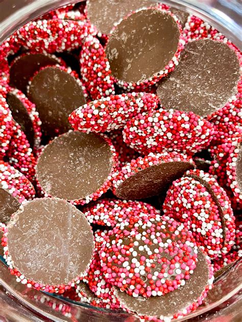 Non Pareils Milk Chocolate Valentine 1 Lb Life Is Sweet Candy Store