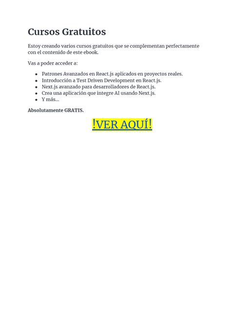 Patrones Avanzados En React Pdf