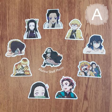 Jual A Pcs Stiker Kimetsu No Yaiba Tanjirou Nezuko Sticker Demon Slayer Jakarta Utara