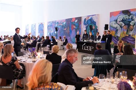 Henry Highley Auctions Lots During The Leap Society Benefit Auction