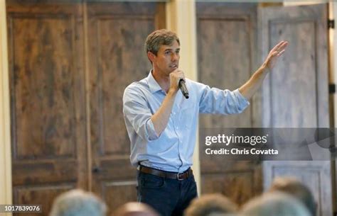 Texas Senate Candidate Beto Orourke Holds Town Hall Meeting In