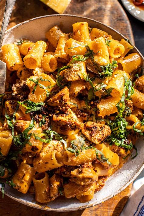 Spicy Tuscan Chicken Pasta Ricetta Ricette Piatti Di Pasta Primi
