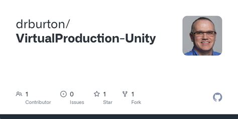 GitHub Drburton VirtualProduction Unity
