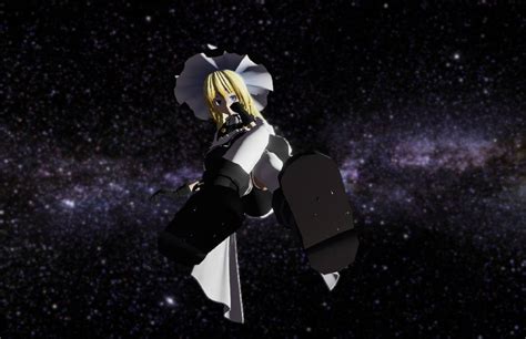Giantess Marisa Kirisame Vibing In Space By Grandreaper927 On Deviantart