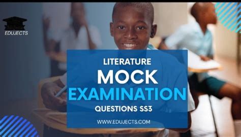 Marking Guide For Literature Mock Ss3 Exams Edujects Easy Learning