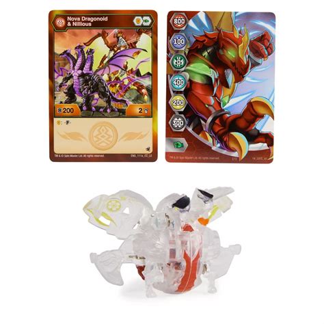 Bakugan Legends Nova Bakugan Dragonoid X Nillious Figure
