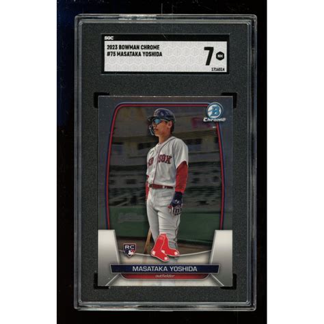 Masataka Yoshida 2023 Bowman Chrome 75 Rc Sgc 7 Pristine Auction