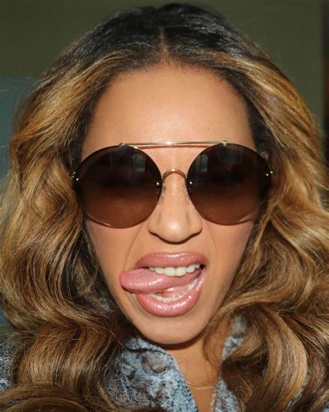 Beyoncé With Her Tongue Out Rsexycelebritytongues
