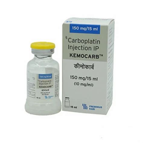 Fresenius Kabi India Pvt Ltd Kemocarb Carboplatin Injection Ip Dosage
