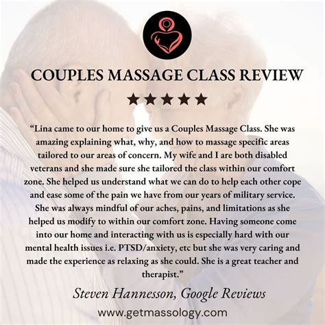 Our Couples Massage Classes Are Designed To Offer More Than Just A