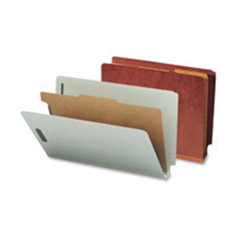 Classification Folders 2 Dividers 2in Exp Letter Size Gray 1