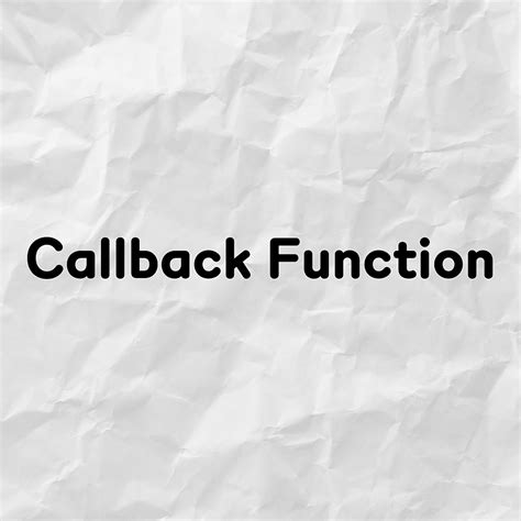 Flutter Callback Function