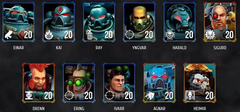 Squadmates Overview Warhammer 40000 Space Wolf Wiki Fandom