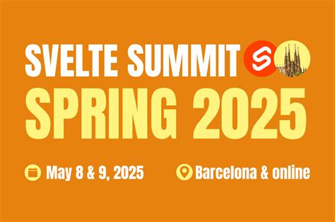 Svelte Summit Community Conference 8 9 May 2025 Made With Svelte
