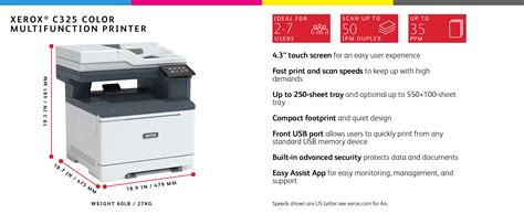 Xerox C325 Multifunction Printer Color