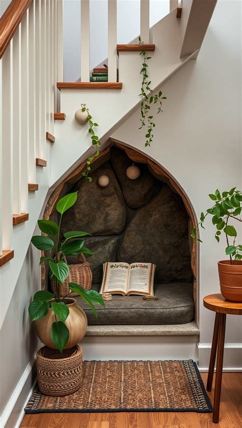 20 Cozy Under The Stairs Reading Nooks Youll Love