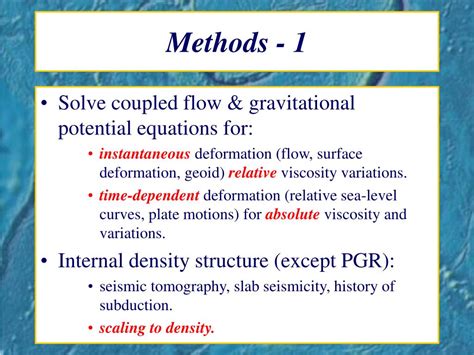 Ppt Constraints On Mantle Structure From Surface Observables