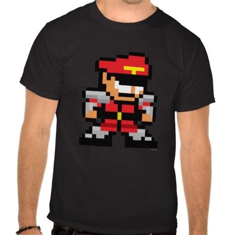 8 Bit M Bison T Shirt Zazzle T Shirt Cool Shirts Tee Shirts