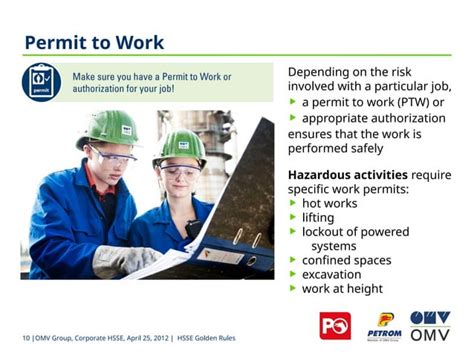 Hsse Safety Golden Rules International Pptx