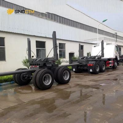 Sinotruk HOWO 420 HP Log Truck 3 Axle Wood Carrier Trailer Timber