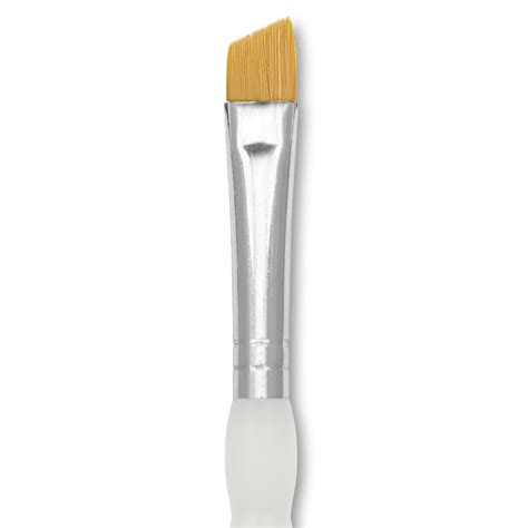 Royal Langnickel Soft Grip Golden Taklon Brush Angular Short