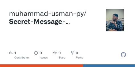 GitHub Muhammad Usman Py Secret Message Encoder Decoder