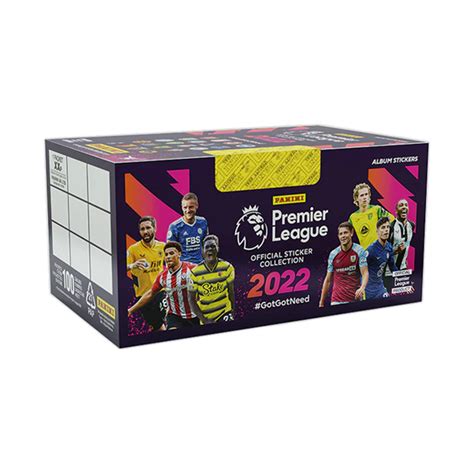 2022 Premier League Sticker Collection Packs Quartz Collectables
