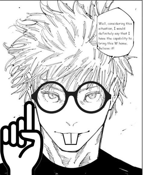 Does Anyone Have That ☝️🤓 Nerd Gojo Edit R Jujutsufolk