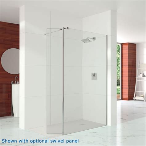 Merlyn 10 Series Showerwall Wet Room Shower Screen 1200mm 10mm Thick