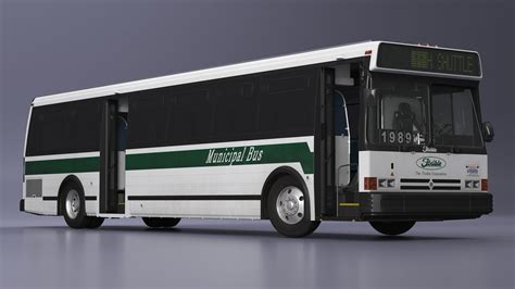 Flexible Metro D Transit Bus Rigged 3D Model 3D Model 149 Max Free3D
