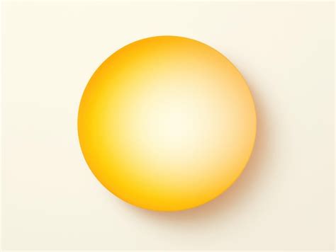 Premium Photo Minimalist Gradient Circle Yellow Subtle Color Gradient