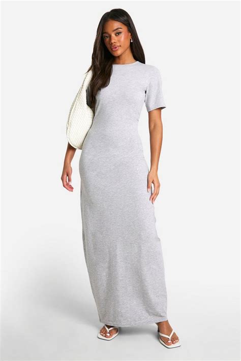 Basic Oversized T Shirt Maxi Dress Boohoo Uk