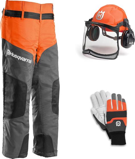 Husqvarna Chainsaw Protective Kit Basic Helmet Gloves Chaps Ppe Kit