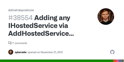 Adding Any Ihostedservice Via Addhostedservice Blocks Kestrel From