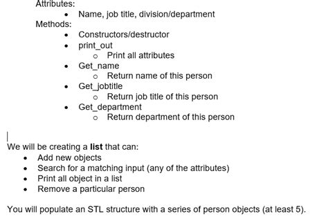 Solved Using C Create A Person Class That Have The Chegg Com
